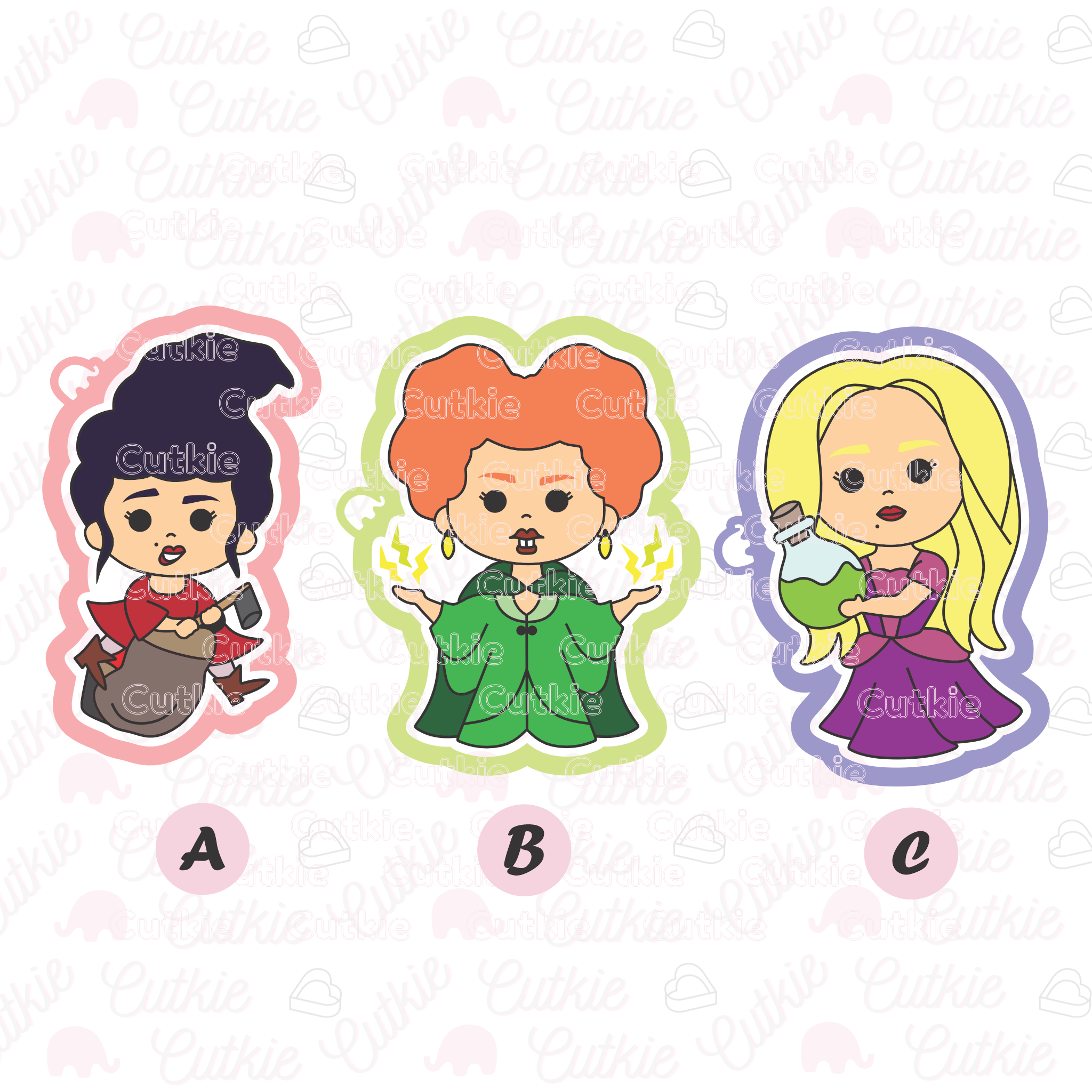 Cortador de galleta "Kit Hermanas Sanderson" – Cutkie