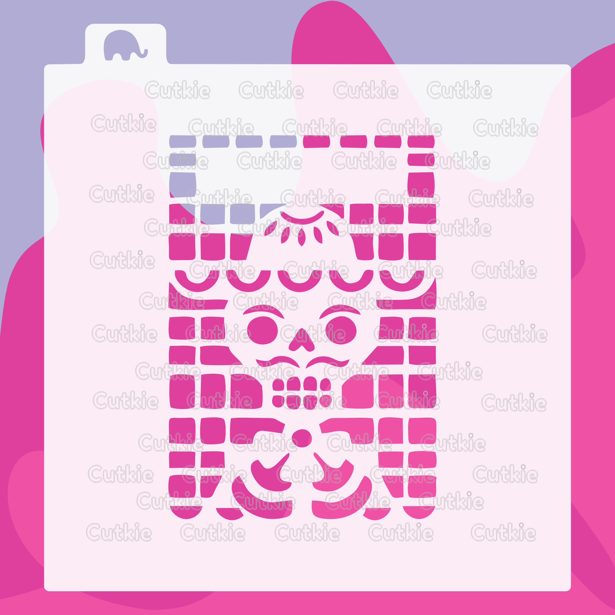 Stencil "catrin con nombrei" – Cutkie